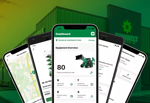 Introducing the New Sunbelt Rentals App