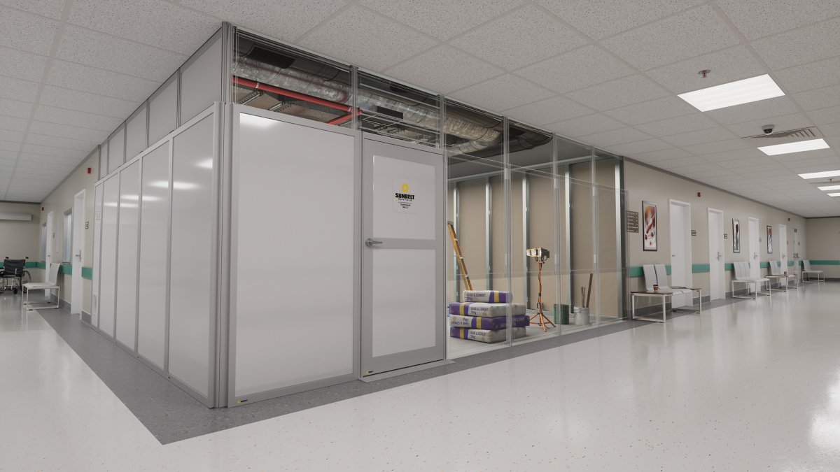 Temporary Walls for Construction | Sunbelt Rentals