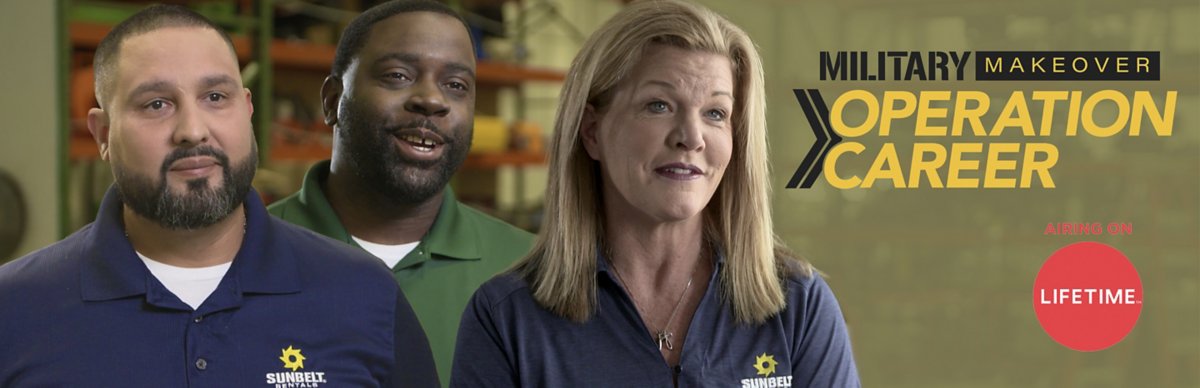 Military Makeover with Montel Features Three Sunbelt Rentals Team Members